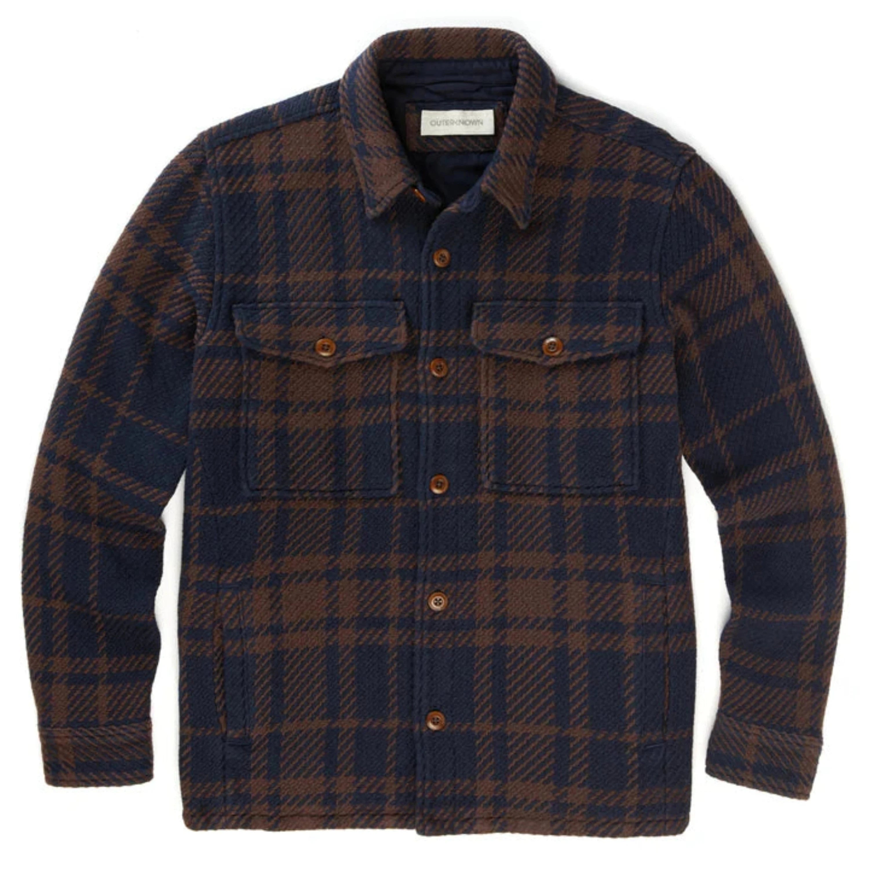 Cloud Weave Jacket | Indigo Griffith Plaid – Fontenelle Supply Co.