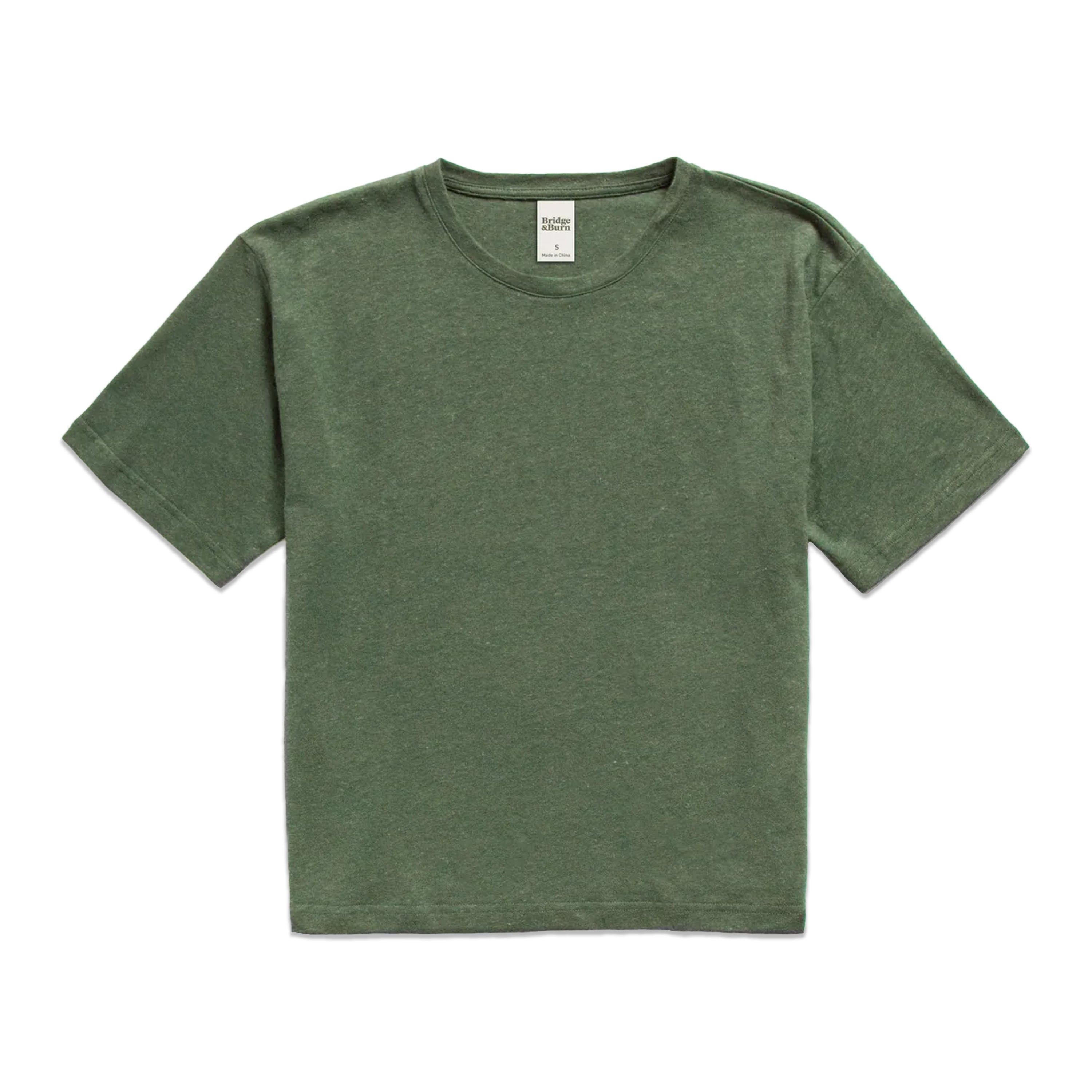 Women's Organic Hemp Boxy Tee | Cypress – Fontenelle Supply Co.