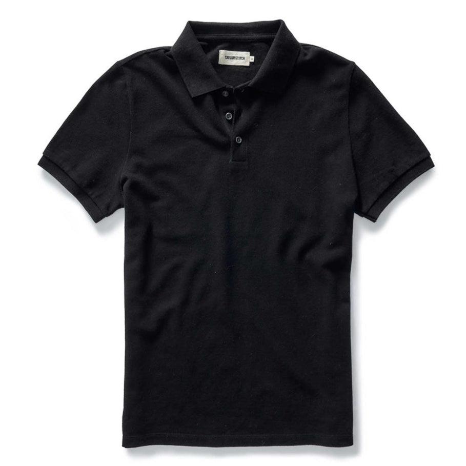 Pacific Polo | Black Indigo Pique – Fontenelle Supply Co.