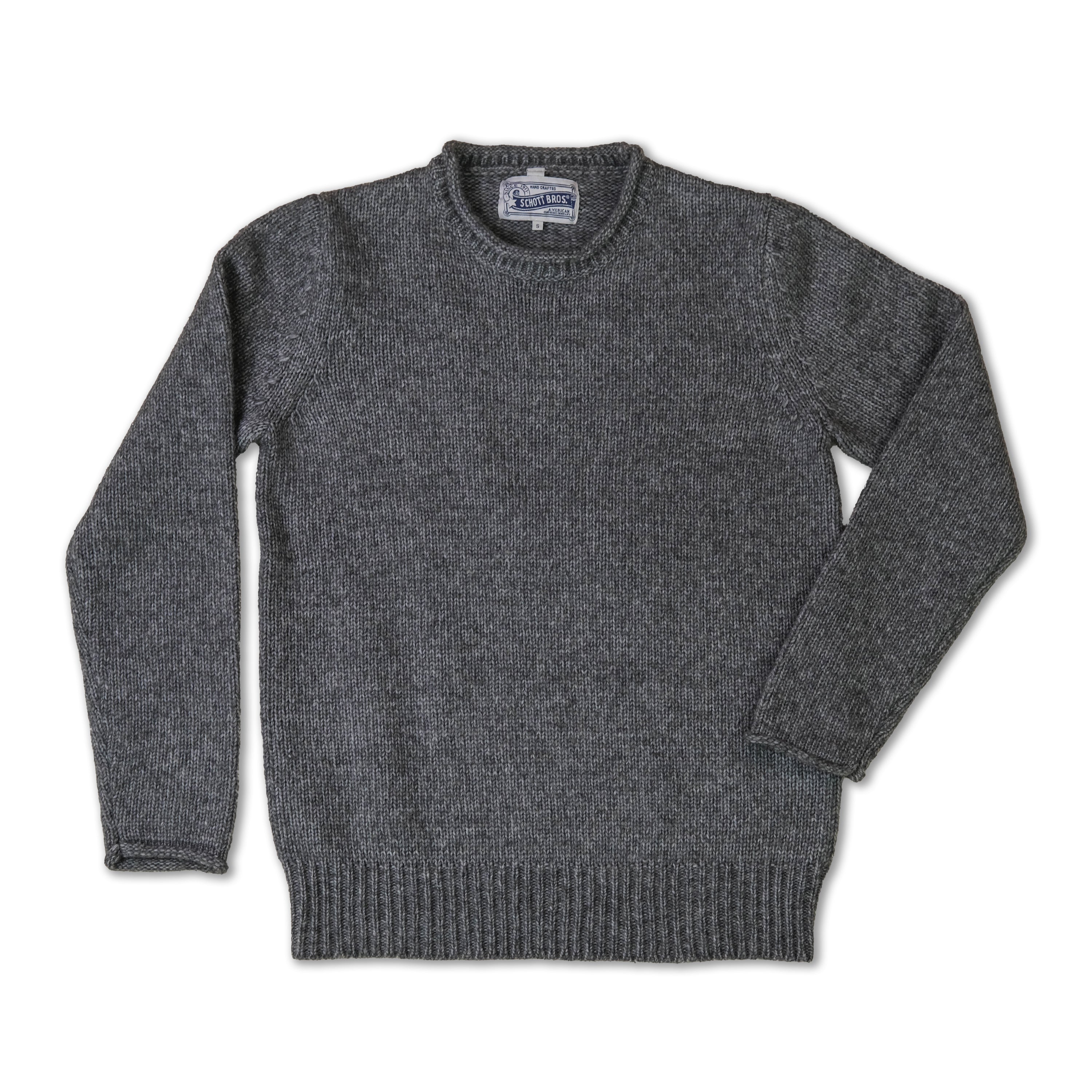 Rolled Edge Sweater | Charcoal – Fontenelle Supply Co.
