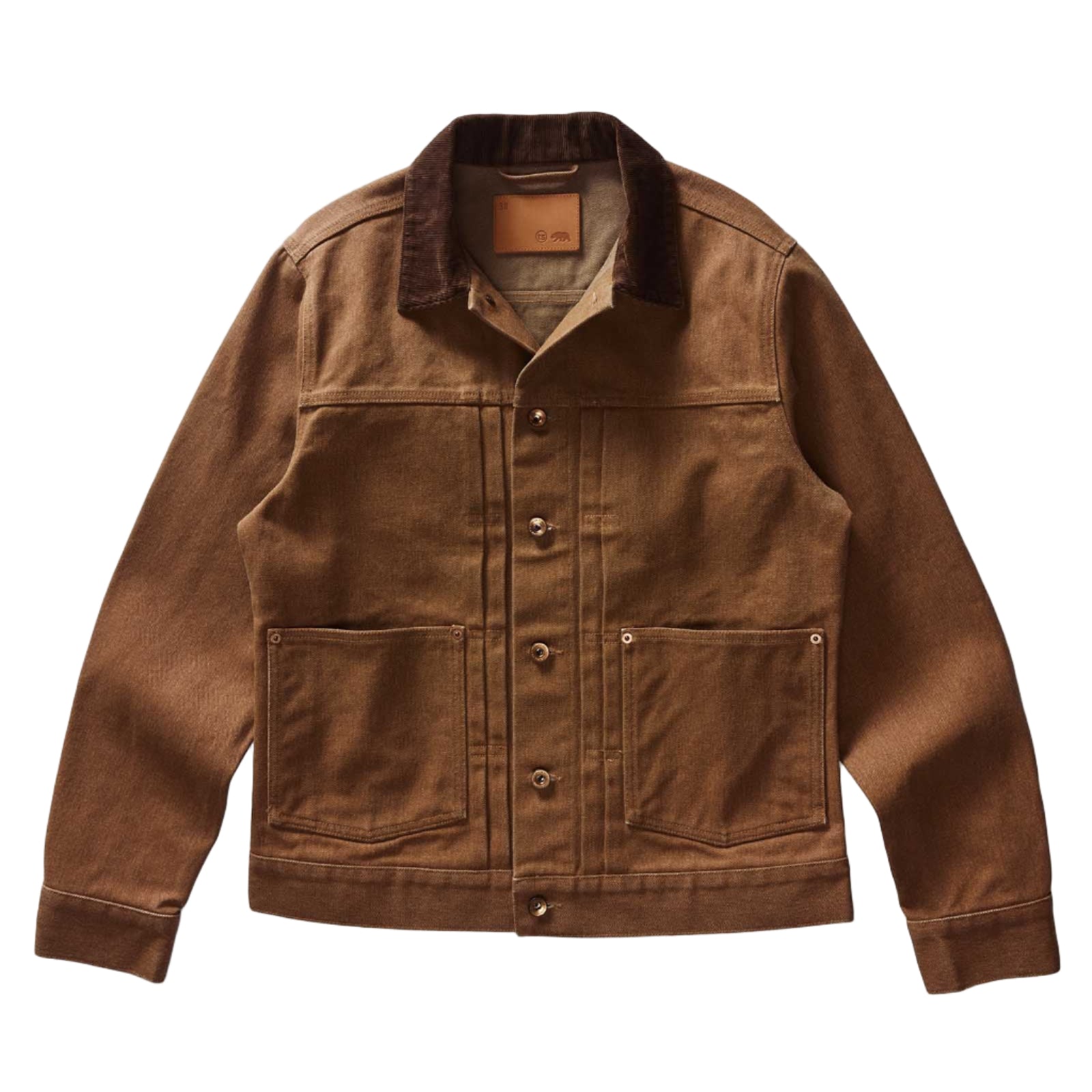 Ryder Jacket | Tobacco Chipped Canvas – Fontenelle Supply Co.