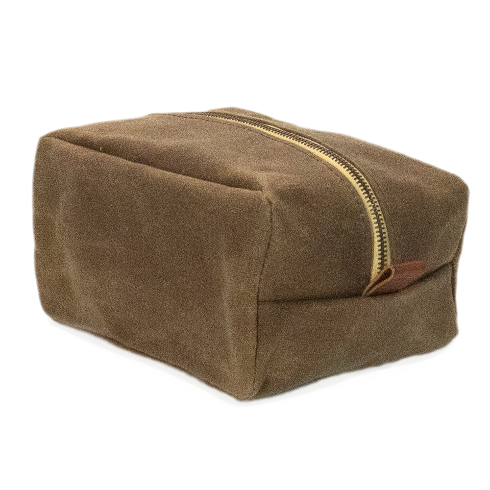 Waxed Canvas Dopp Bag – Fontenelle Supply Co.